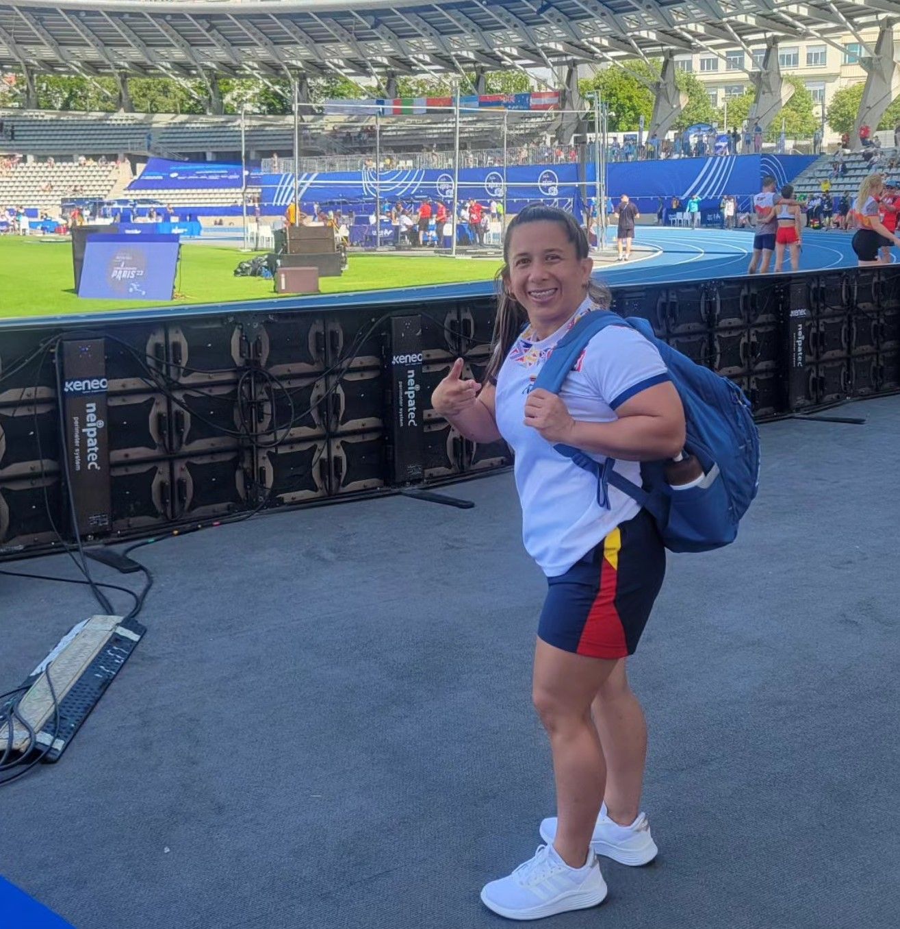 Mayerli Buitrago oro en Impulsión de la Bala