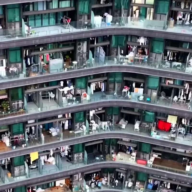 En este monumental edificio viven 20 mil personas
