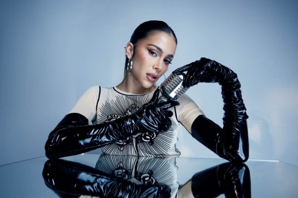 Greeicy con presentación en el Time Square