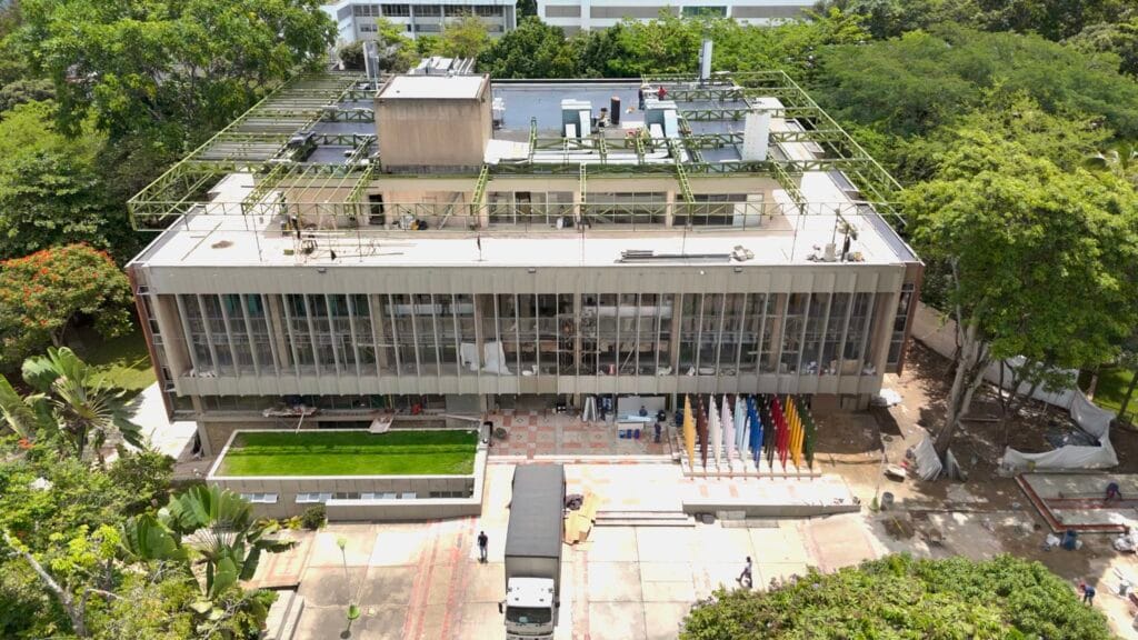 Finaliza proyecto de reforzamiento estructural en la Biblioteca Central ...